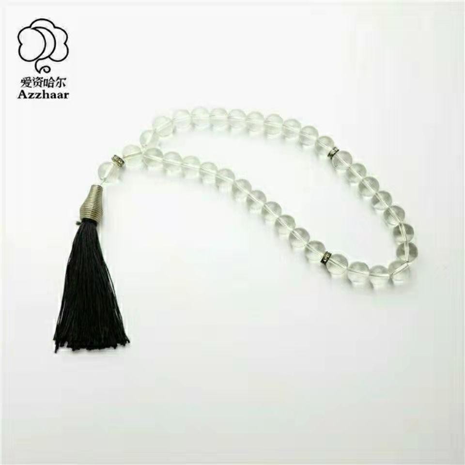 [Ready Stock] Taisbiha Glass 12 Prayer Beads 33 Prayer Beads Islamic ...
