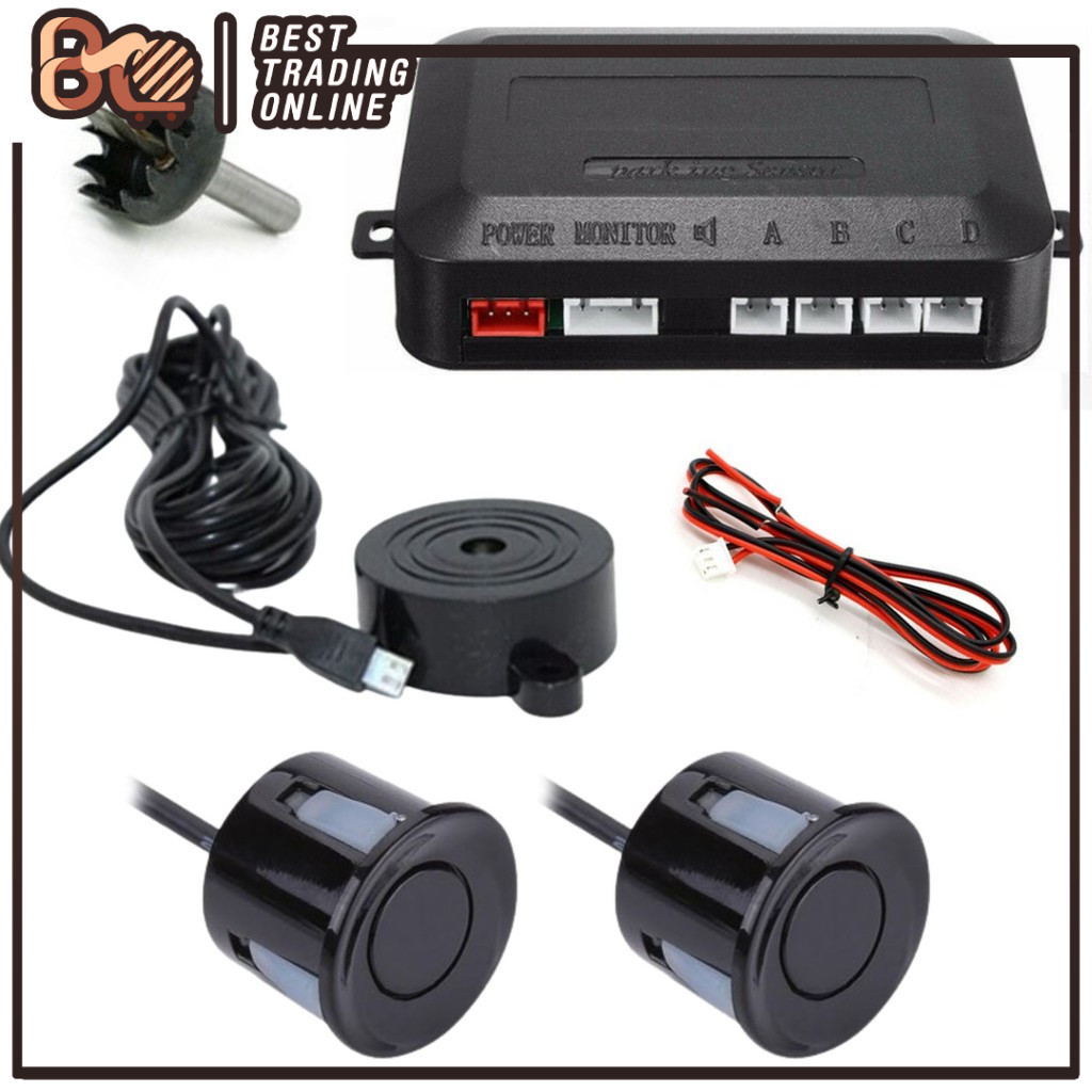 Car Parking Sensor with Buzzer Reverse Backup Radar Buzzer System ...
