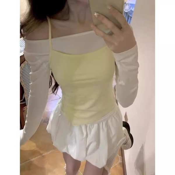 one set women outfit set blouse dan skirt pleated ironless set blouse ...