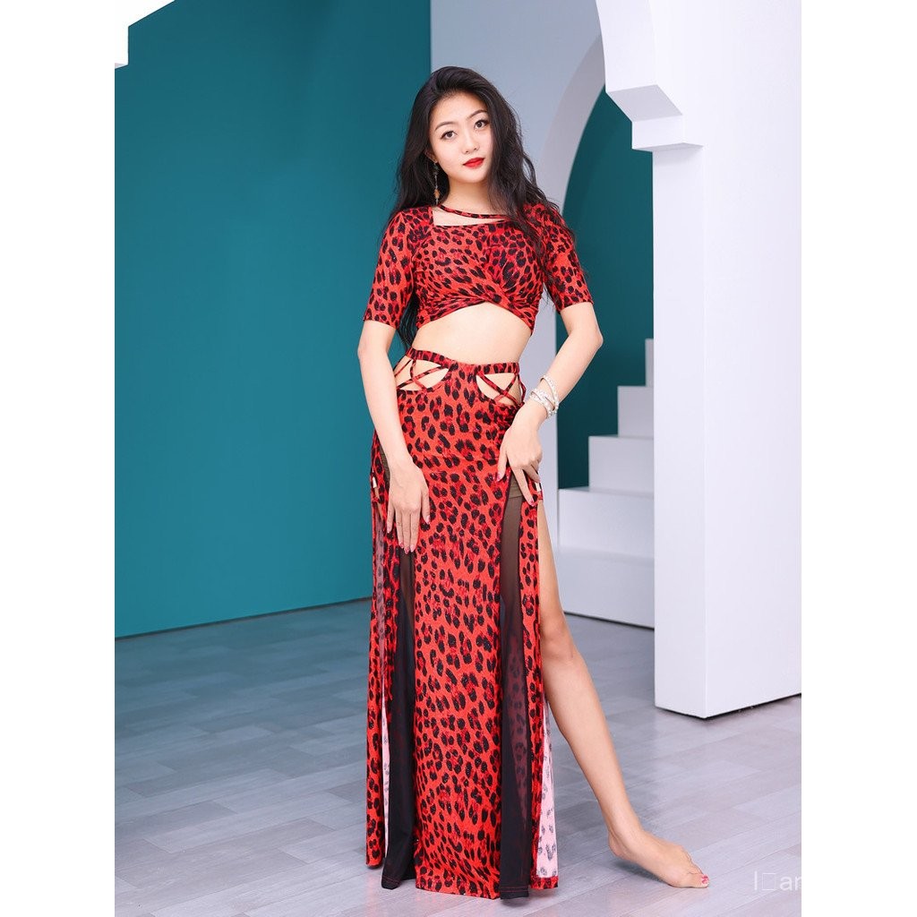 Belly Dance Suit Costume Female High Waist Cover Belly Practice Suit ...
