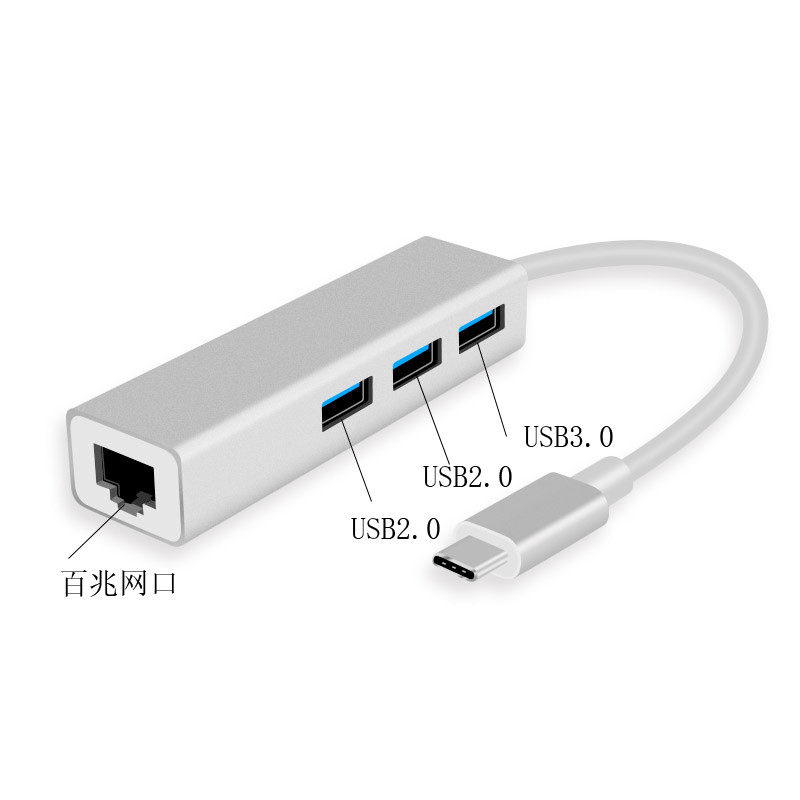 Port rangkaian usb penyesuai komputer riba penukar benang jaring antara ...