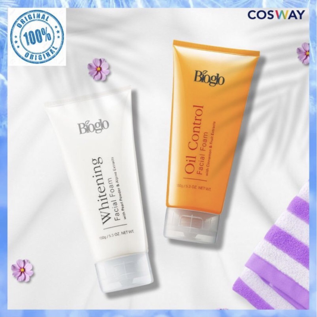 Cosway Bioglo Oil Control / Whitening Facial Foam 150g | Shopee Malaysia