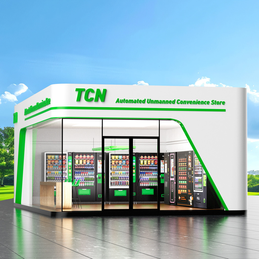 TCN Europe Unmanned Convenience Store Vending Machine Snacks Drinks ...
