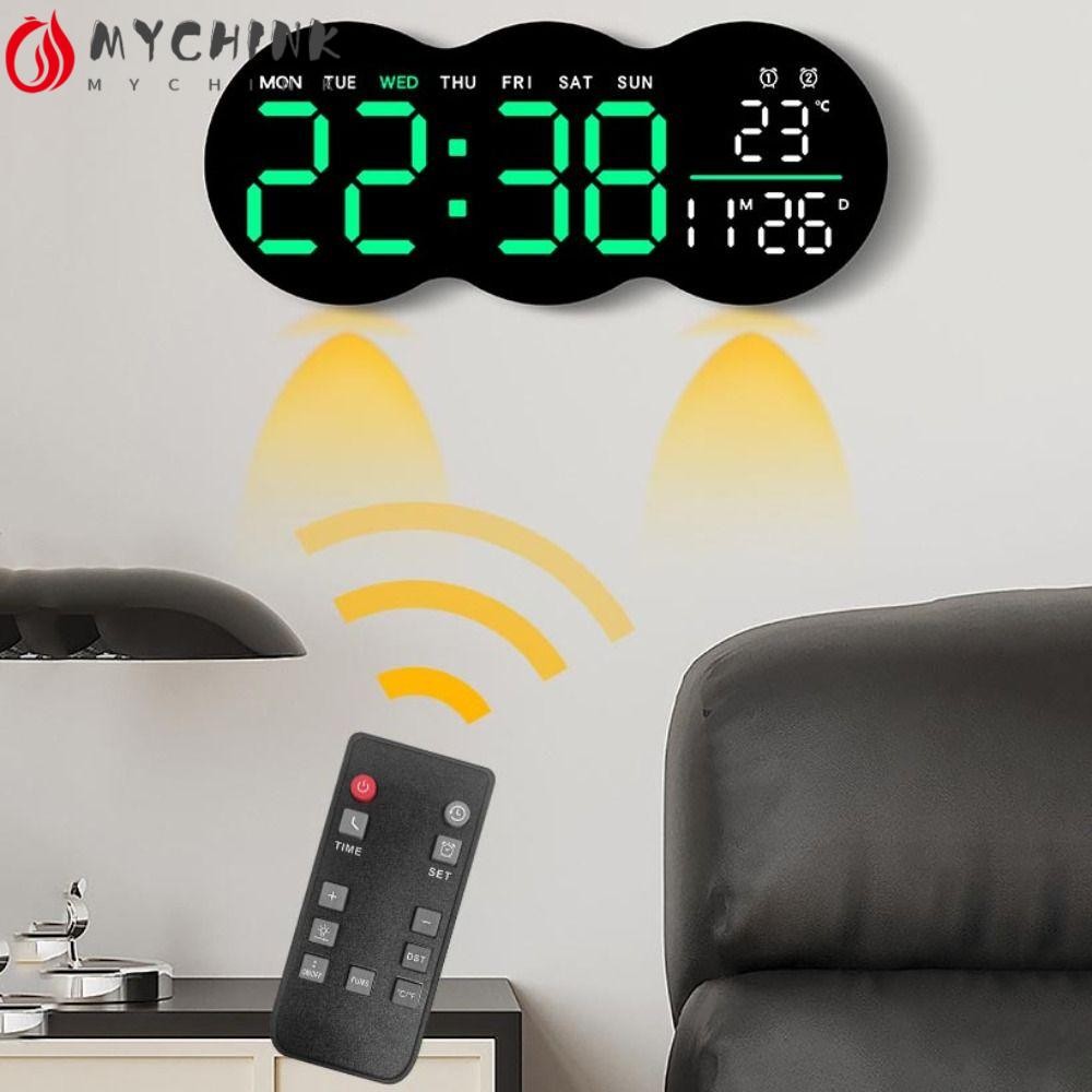 CHINK Electronic Wall Clock, Temperature Multi-functional Digital LED ...