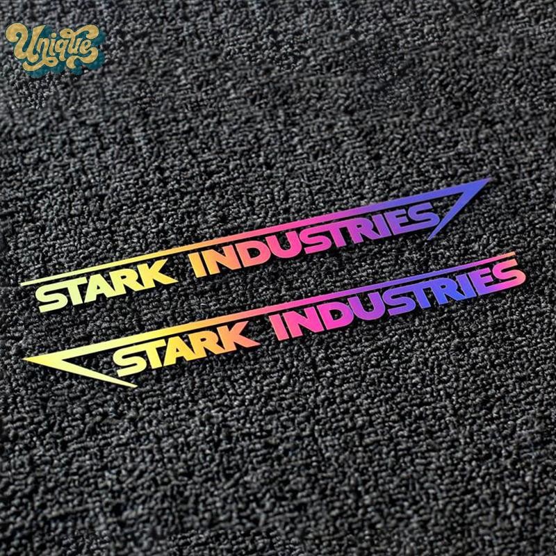 (Unique) Iron Man Avenger Car Black Reflective Sticker Motorcycle Car ...