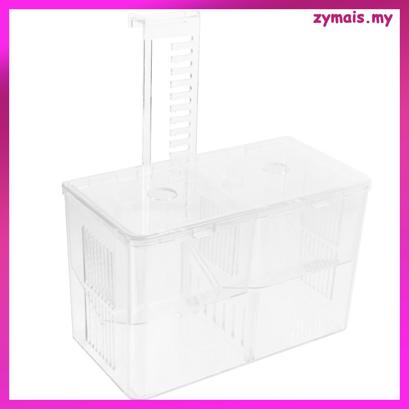 【in stock】 Betta Fish Tank Breeding Hatching Box Guppies Isolation or ...