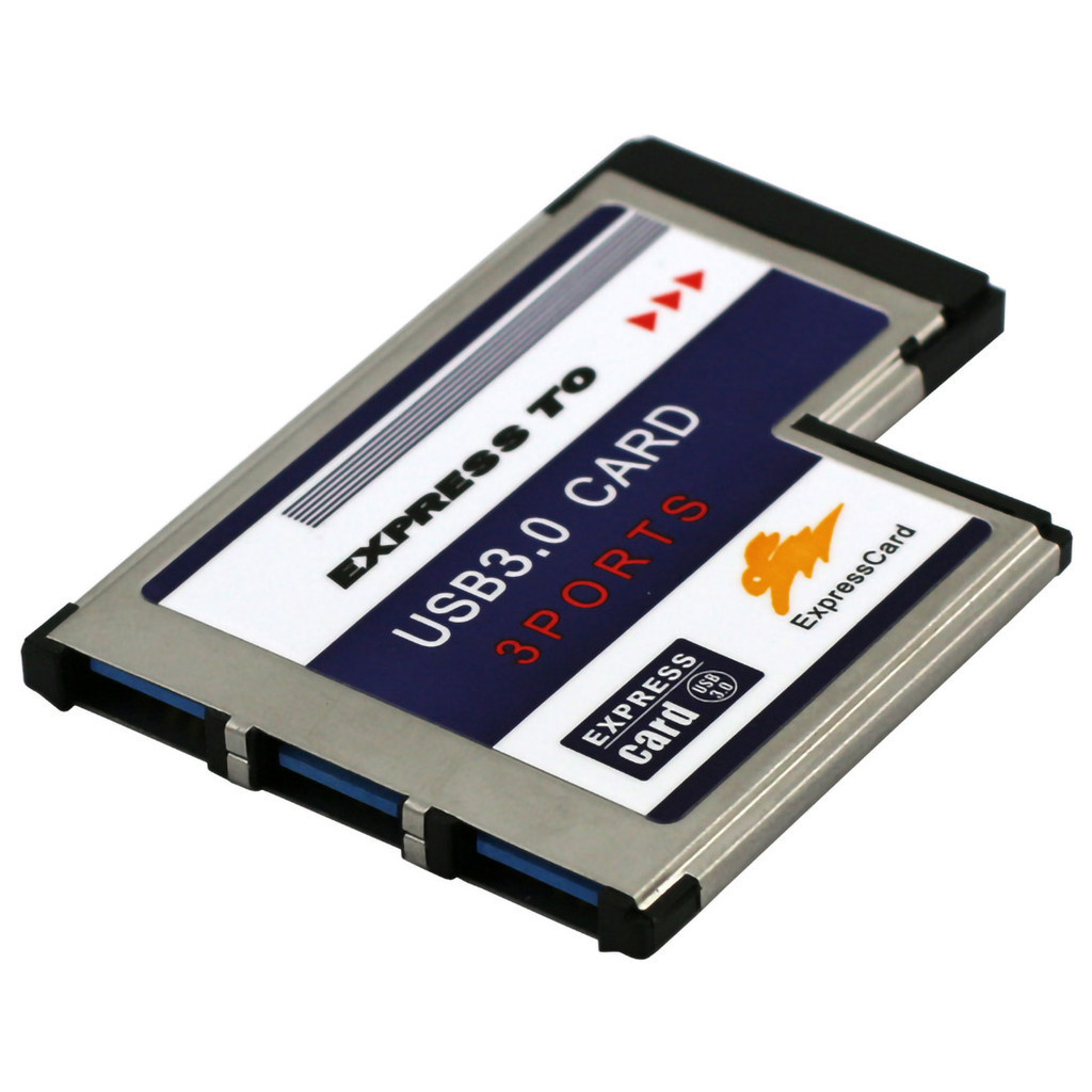 JMT 3 Ports Hidden Inside USB 3.0 to Expresscard 54mm USB3.0 Adapter ...