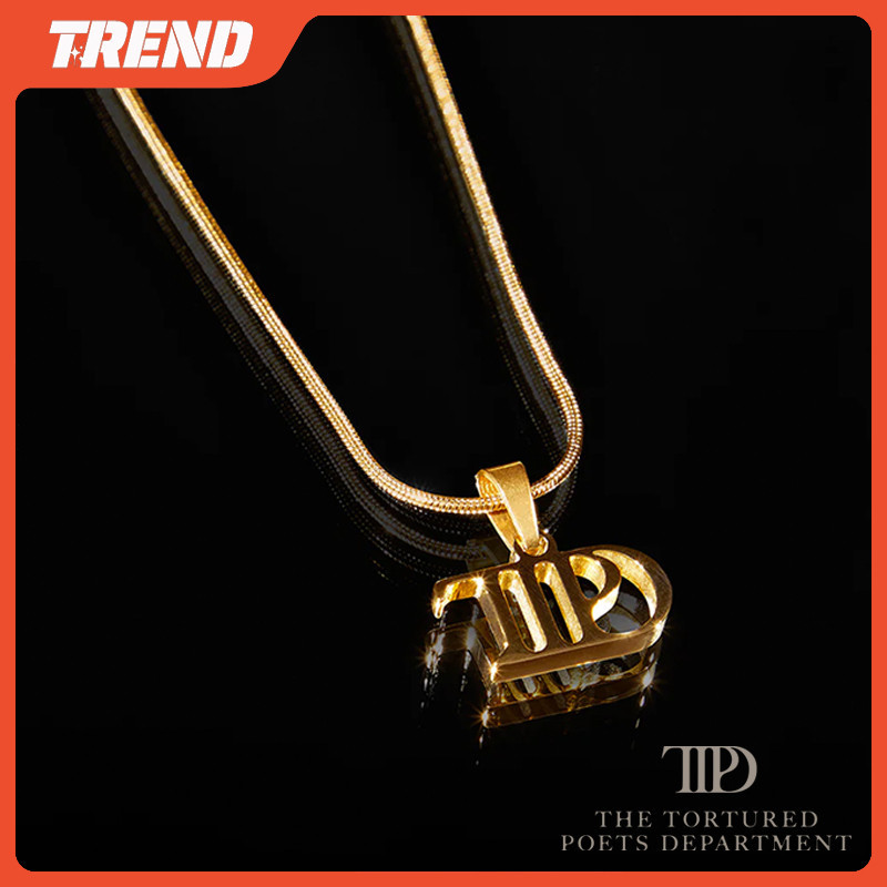 TAYLOR SWIFT TTPD MERCH NECKLACE THE TORTURED POETS DEPARTMENT NECKLACE ...