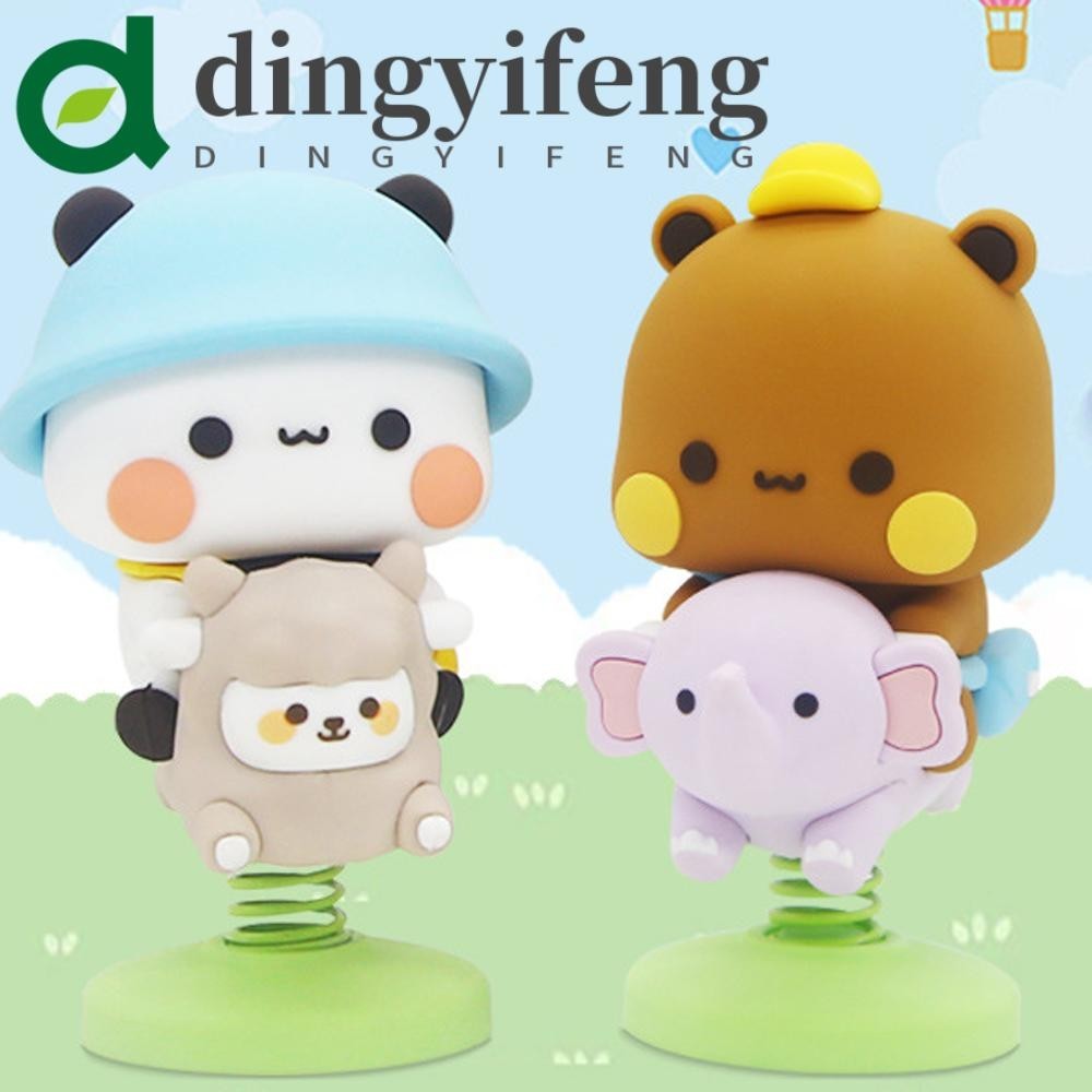 DINGYIFENG Panda Bubu Dudu Figure Doll, Panda Collectible Bubu Dudu ...