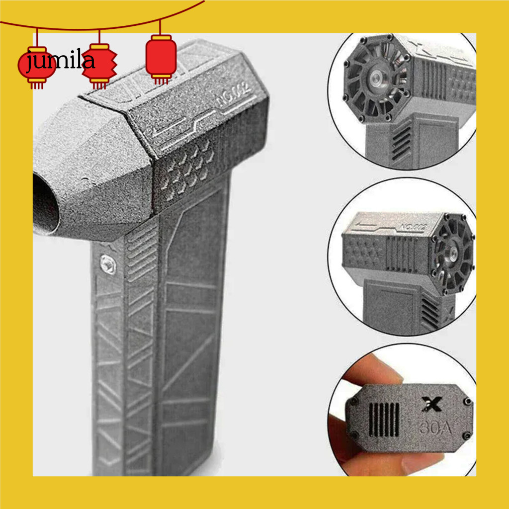[JU] Super Wind Speed Fan Powerful Blower Compact Rechargeable Turbo ...