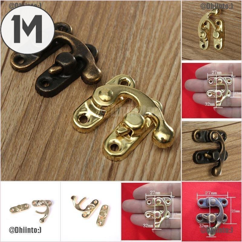 1M 10Pcs Antique Metal Catch Curved Buckle Horn Lock Clasp Hook Jewelry ...