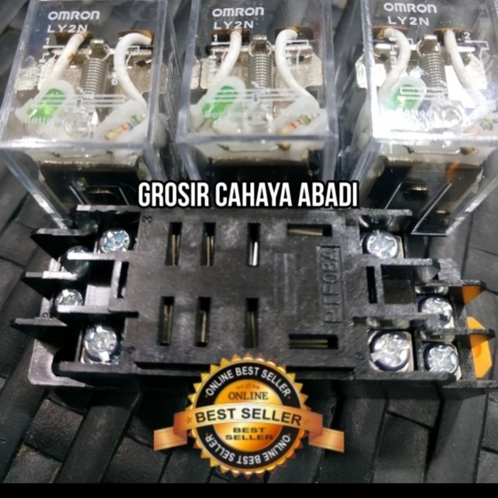 Relay omron ly2/ly2n 24vdc+socket 8 Feet original omron -Vv45 | Shopee ...