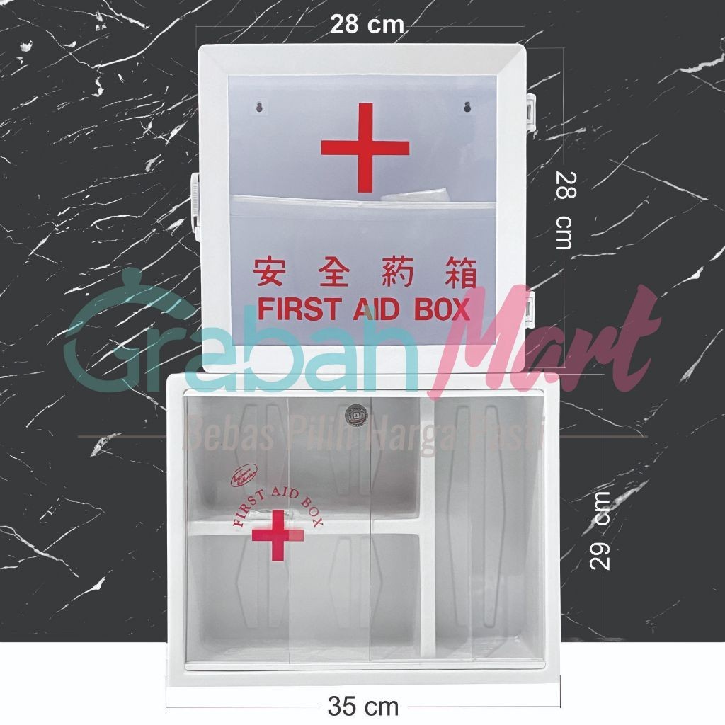 Ajimatgshop Maspion Wall P3K Medicine Box/First Aid Box viral | Shopee ...