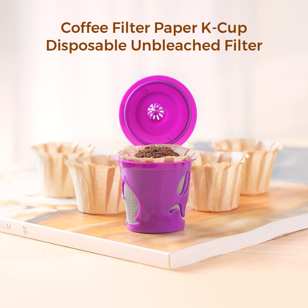 ICafilas Coffee Filter Paper Capsule Filter Paper K-Cup 100 PCS - KC451 ...