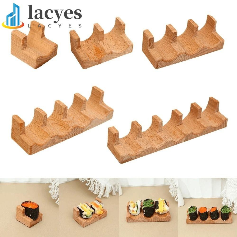 LACYES Sushi Serving Tray, Multi Purpose Wooden Sushi Rack | Shopee ...