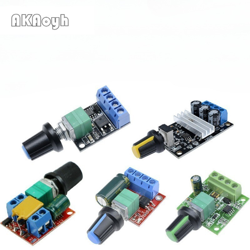 DC 1.8V-35V 2A 3A 5A 10A 30W 80W 90W PWM Motor Speed Controller Low ...