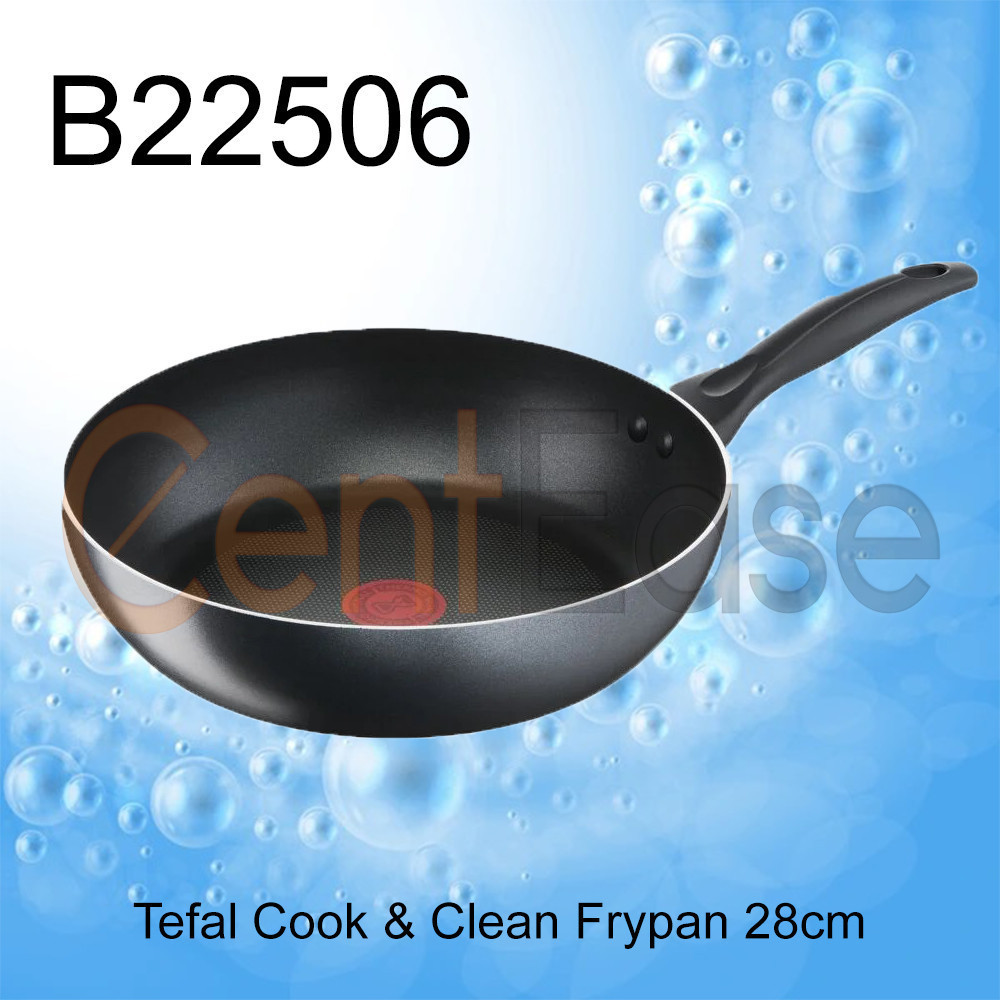 Tefal Cook & Clean Frypan 28cm (B22506) | Shopee Malaysia