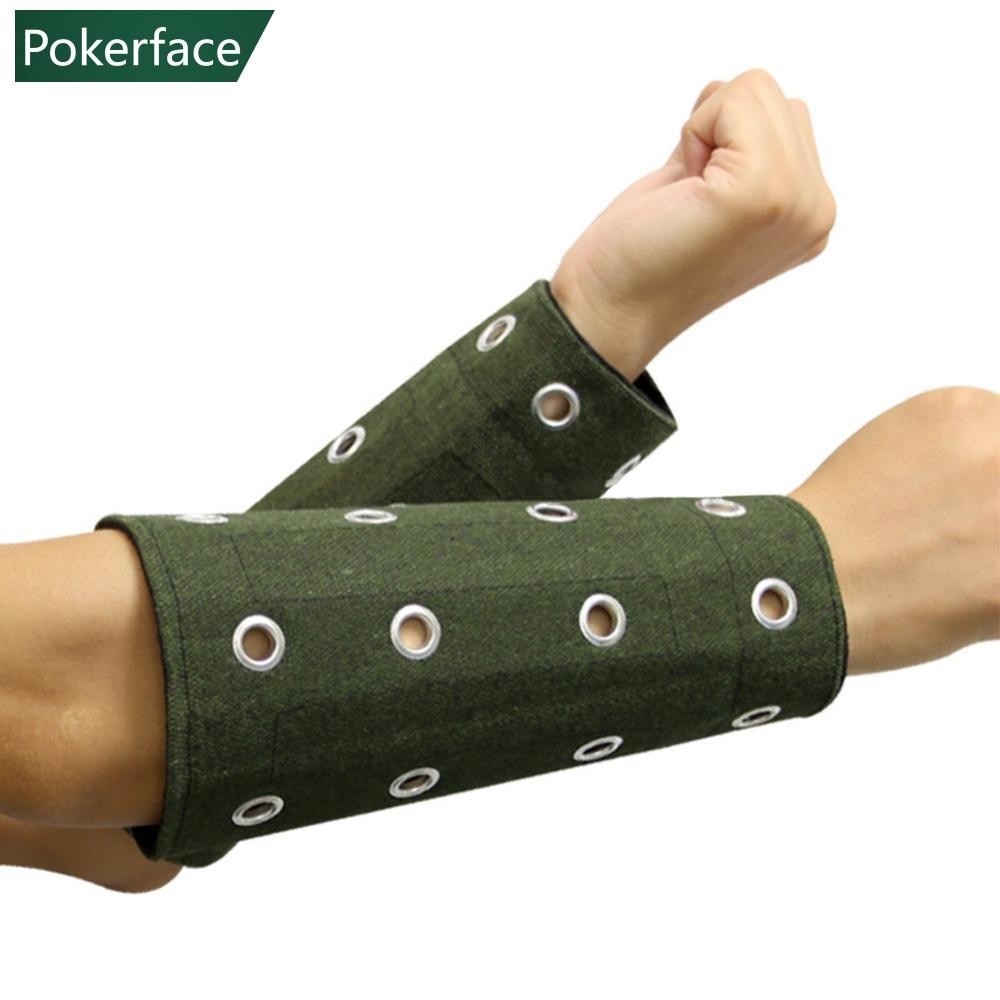 POKERFACE 1Pair Wear-Resistant Canvas Anti-Cutting Wrist Guard With ...