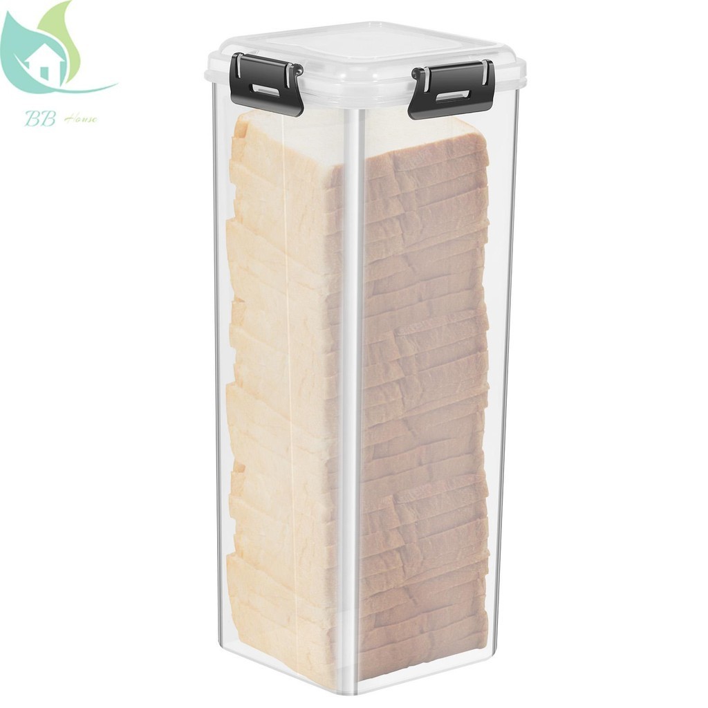 Bread Storage Container Loaf Bread Keeper with/without Tray Bread Box ...