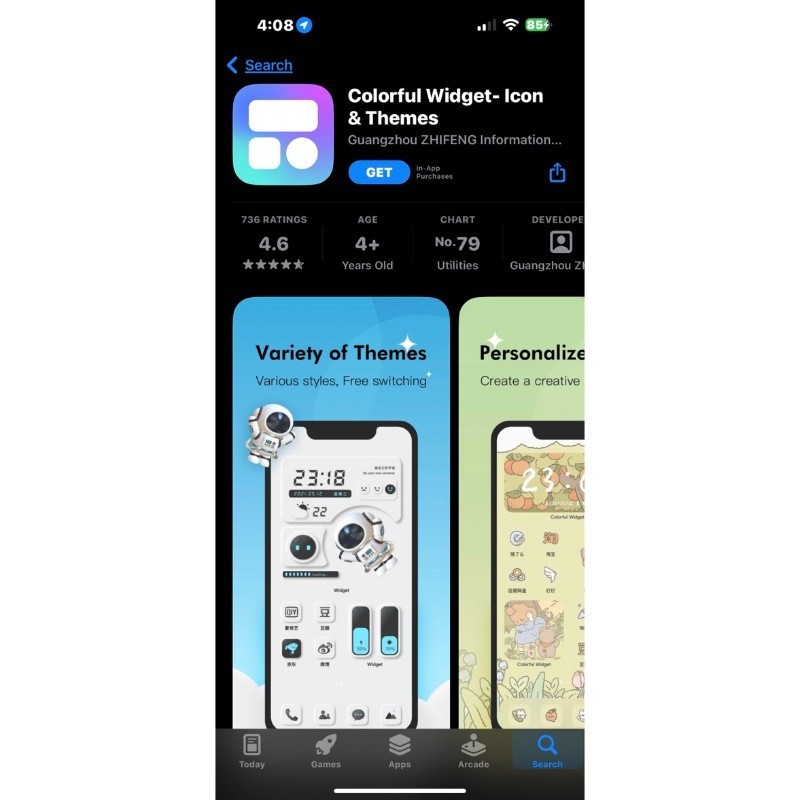 colourful widget IOS genuine apps (1 year) | Shopee Malaysia