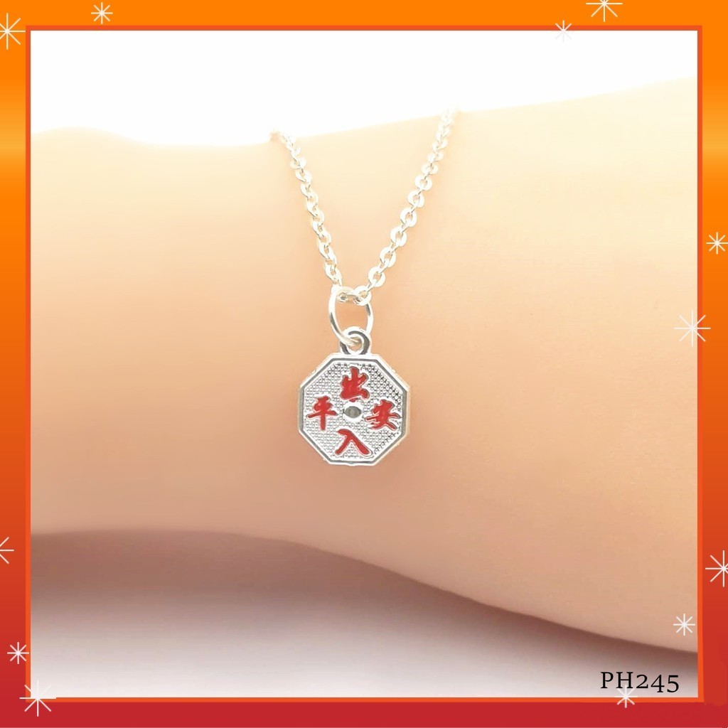 💥PROMO💥#PH245 Ying Yang Eight Diagrams Bagua Pendant Necklace-925 ...