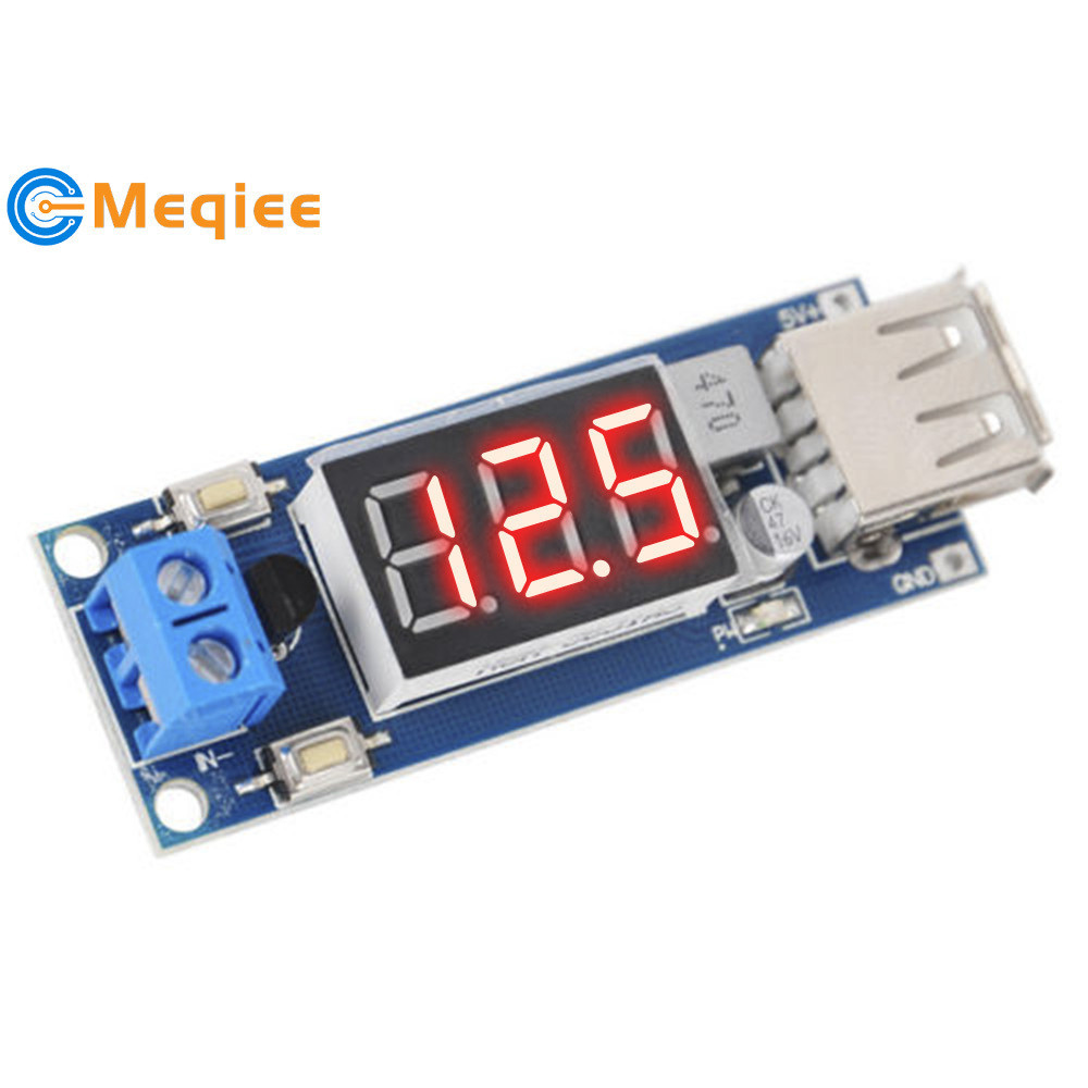 5V 2A DC-DC USB Digital Display Step-Down Module Step-Down Conversion Module | Shopee Malaysia