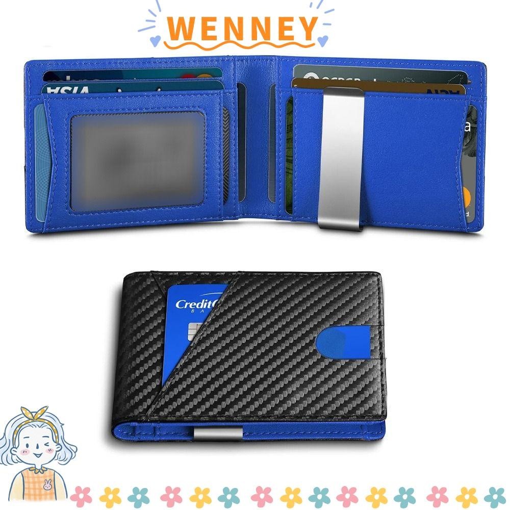 WENNEY RFID Card Holder, Travel Anti-theft Brush Men Card , Fashion ...