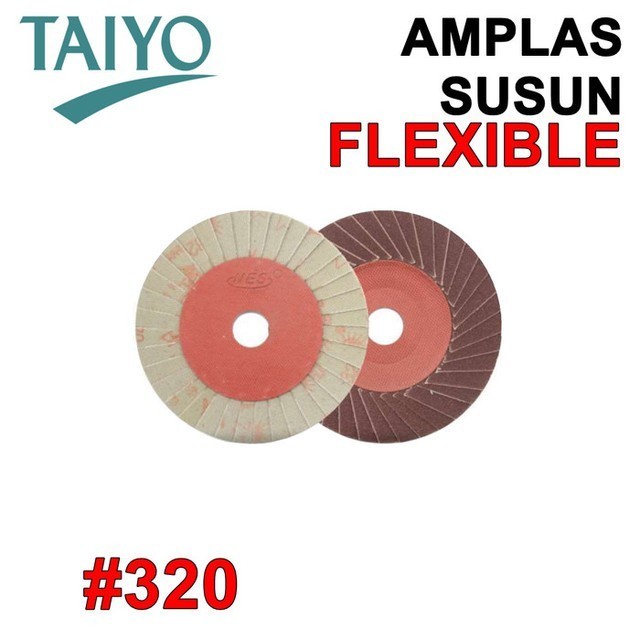 Sandpaper Grinder 4" NES Flap Disc Stacking Flexible Wheel 320 100mm ...
