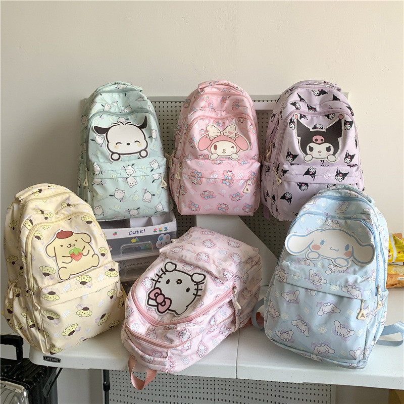 Cartoon Sanrio Schoolbag Korean Childrens Leisure Backpack Ins Cute ...