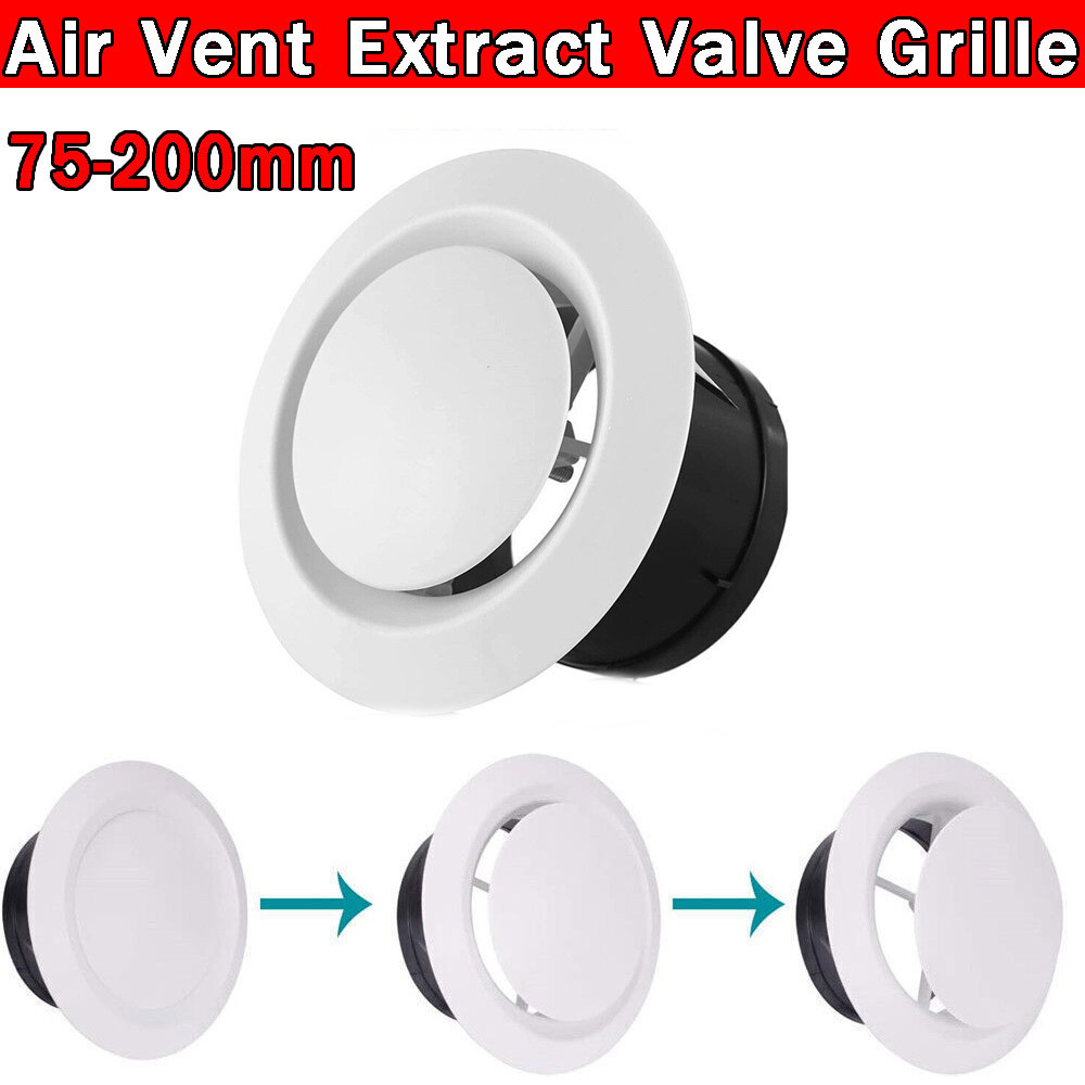Adjustable Air Vents, ABS Soffit Vent Round Soffit Air Vents Exhaust ...