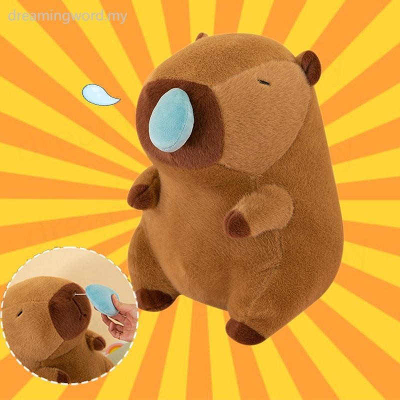 Lovely Snotty Capybara Plush Simulation Animals With Stretchable Nasal ...