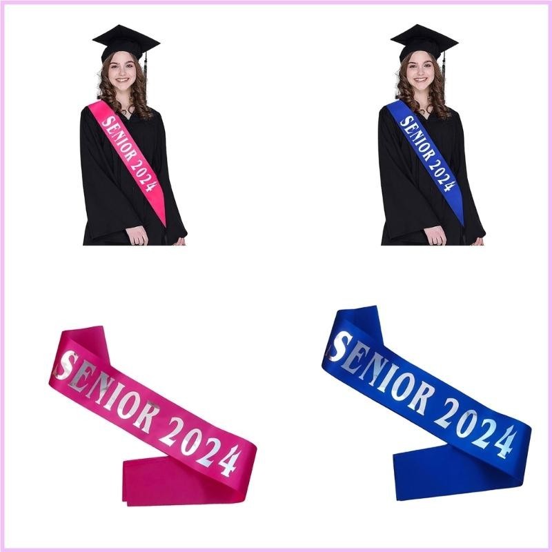 HIK Black Graduation Stole Valedictorian Class of 2024 Graduate Sash ...