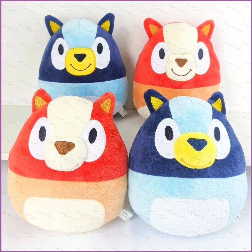 Squishmallow Bluey Family Plush Dolls Gift For Girls Bluey Bingo Bandit ...