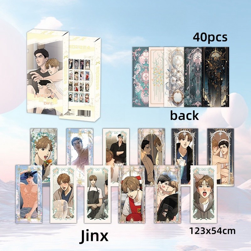 40pcs Genshin JinX Laser Hologram Photocards Heaven Official's Blessing ...