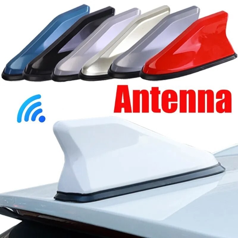 Car Shark Fin Antenna Decoration - Carbon Fiber Shark Antenna Toppers ...