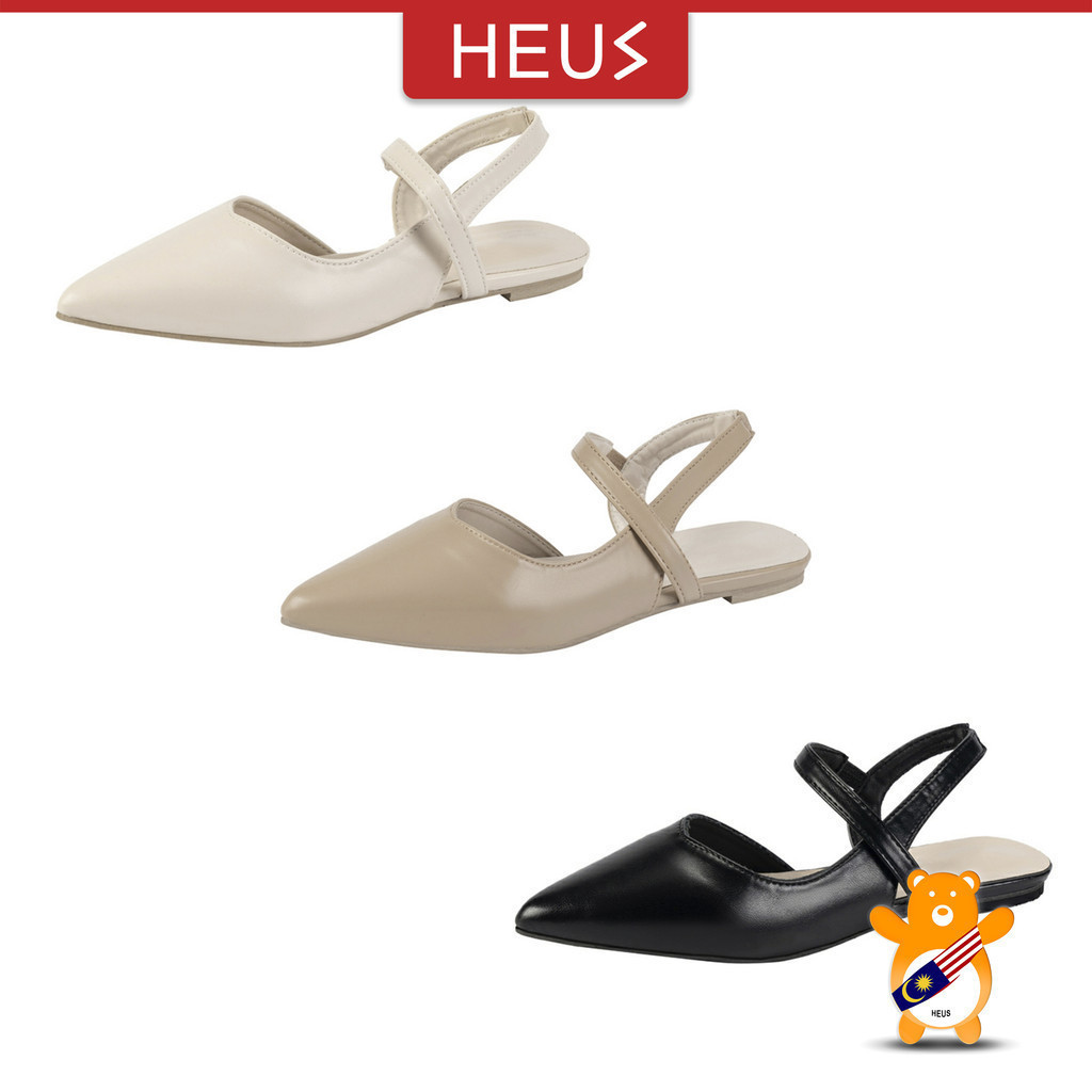 HEUS Flasay Flat Heels (Ready Stock) | Shopee Malaysia