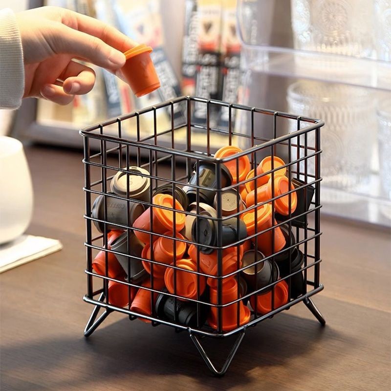 Capsule Coffee Storage Rack Desktop Tea Bag Rack Tea Room Iron Three ...