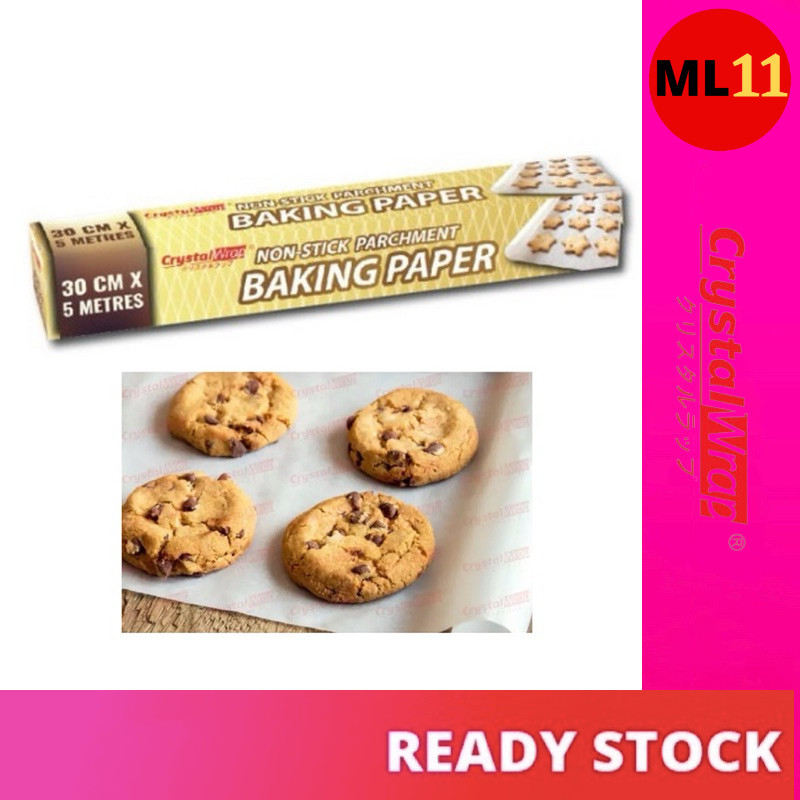 (5M) CRYSTAL WRAP Baking Paper Roll (30cm x 5m) | Shopee Malaysia
