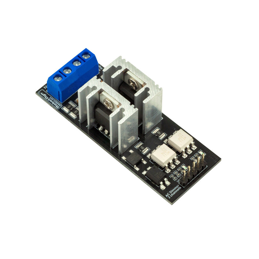 AC Light Dimmer Module 2 Channel 3.3V/5V Logic AC 50/60H 220V/110V ...