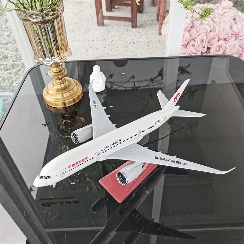 Ready Stock 37cm Eastern Airlines A350 with Landing Stand Airplane ...