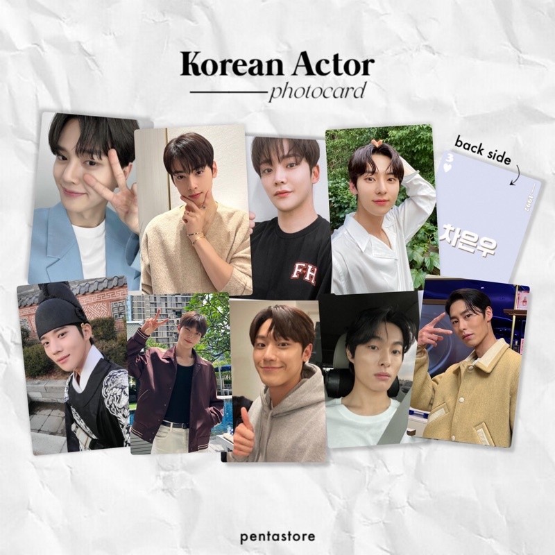 Photocard 3 Rowoon Lee Jaewook Cha Eunwoo Kang Ta Plain Travel Insert ...