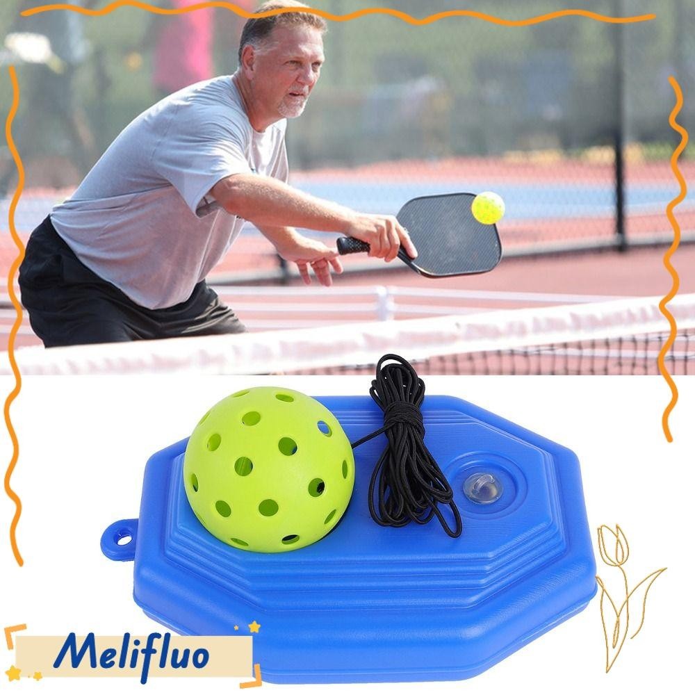 MELIFLUO Pickleball Trainer, Blue Octagon Solo Pickleball Trainer ...