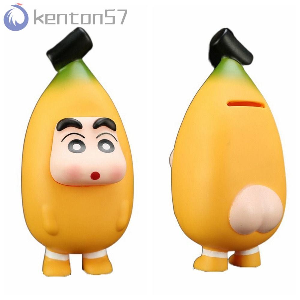 KENTON Fruit Crayon Shin-chan Piggy Bank, Durian Banana Crayon Shin ...