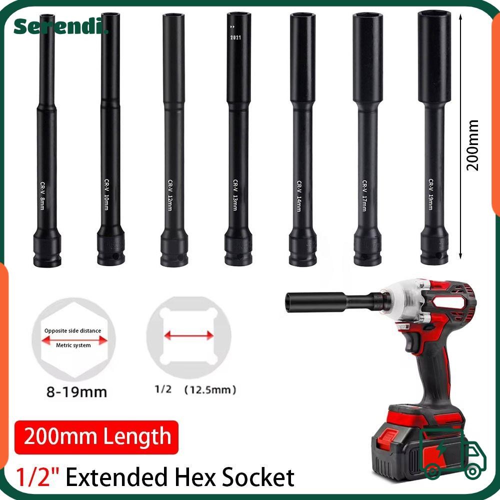 SERENDI 1Pcs Impact Wrench Drive Socket, Electric Hex Standard Wrench ...