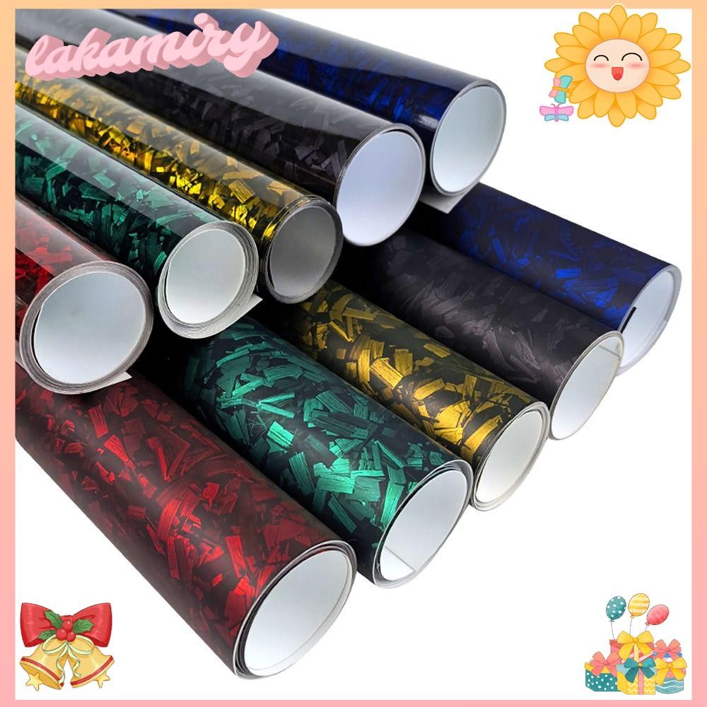 LAKAMIRY Carbon Fiber Vinyl Film, /6D Matte Effect 50x30CM Motorcycle ...