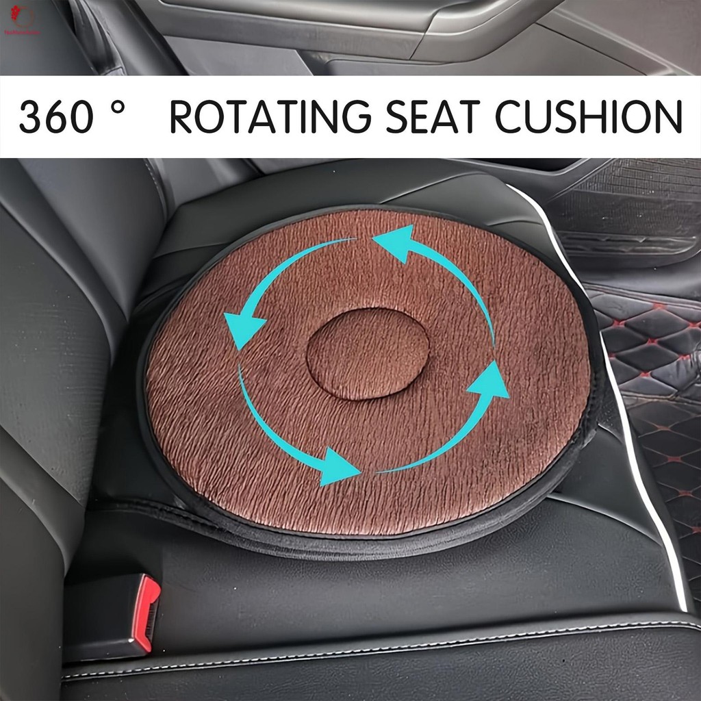 Car Rotating Seat Cushion Ergonomic Design Reduce Hip and Back Strain ...