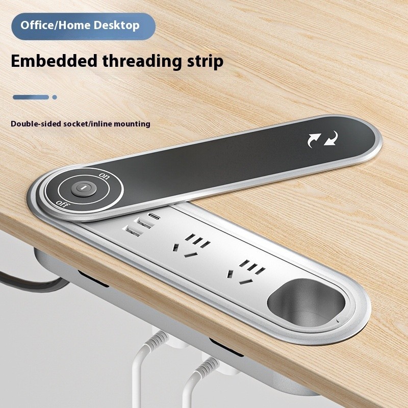 Desk Embedded Socket Conference Table Island Table Multifunctional ...