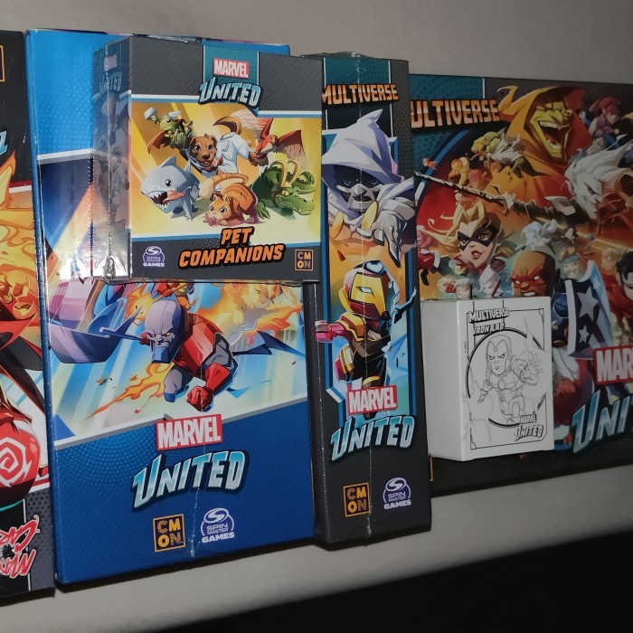 Marvel United Multiverse KS + Maximum Carnage + pet expansion + galaxy ...