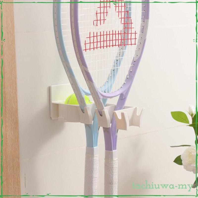 [TachiuwaMY] Badminton Racket Storage Rack Wall Mount Organizer for ...