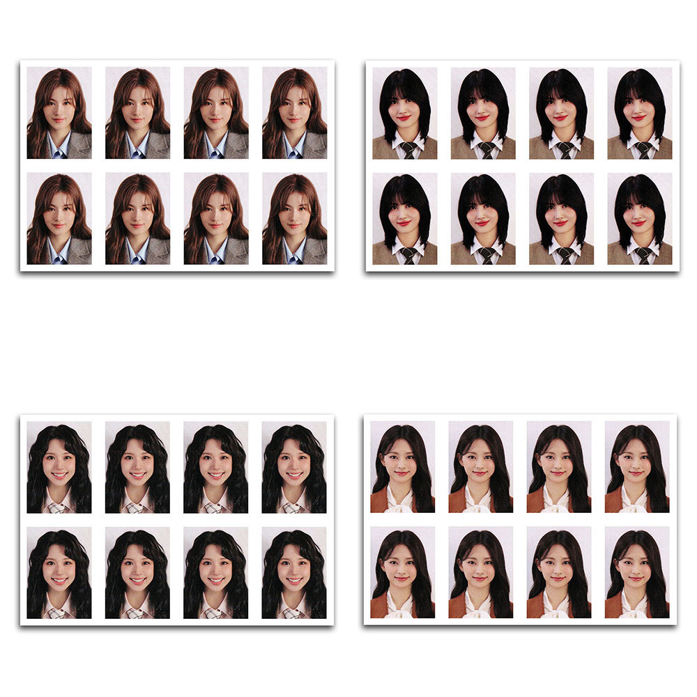 Kpop TWICE SEASON'S GREETINGS 2024 Identity Card Photocards School ID ...